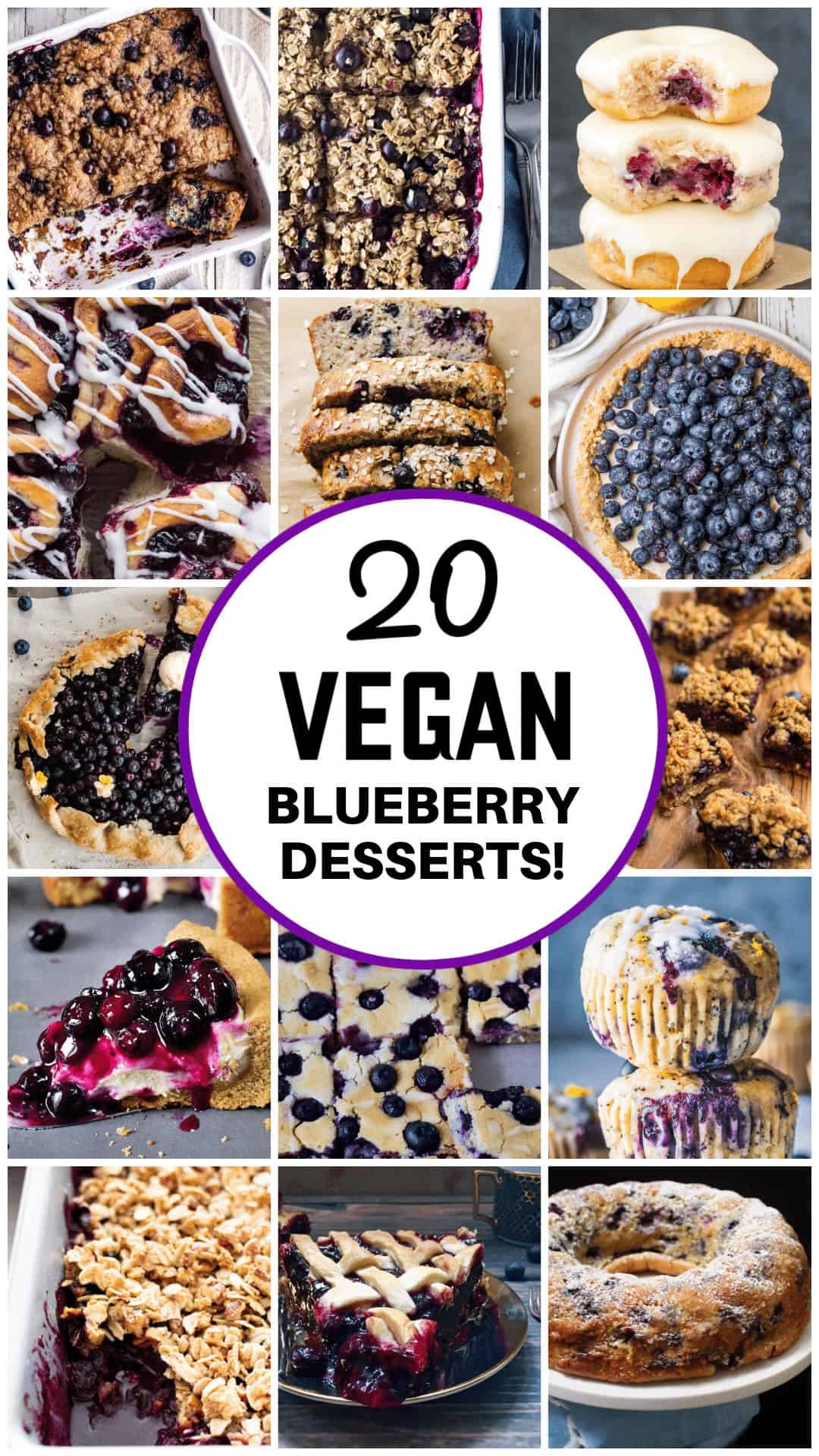 20 Mind-Blowing Vegan Blueberry Desserts to Bake - Daily Vegan Meal