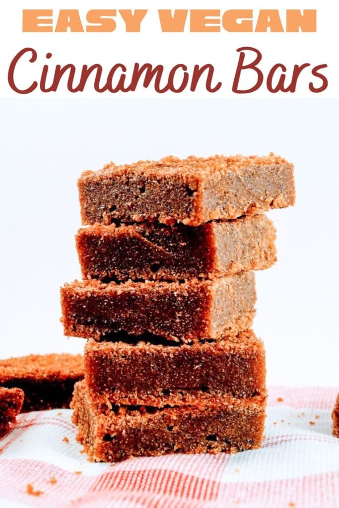 Vegan Cinnamon Bars - Daily Vegan Meal