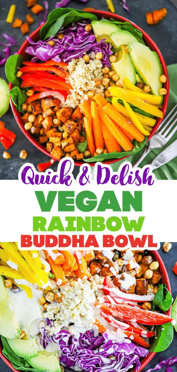 Vegan Rainbow Buddha Bowl: A Culinary Adventure! - Daily Vegan Meal