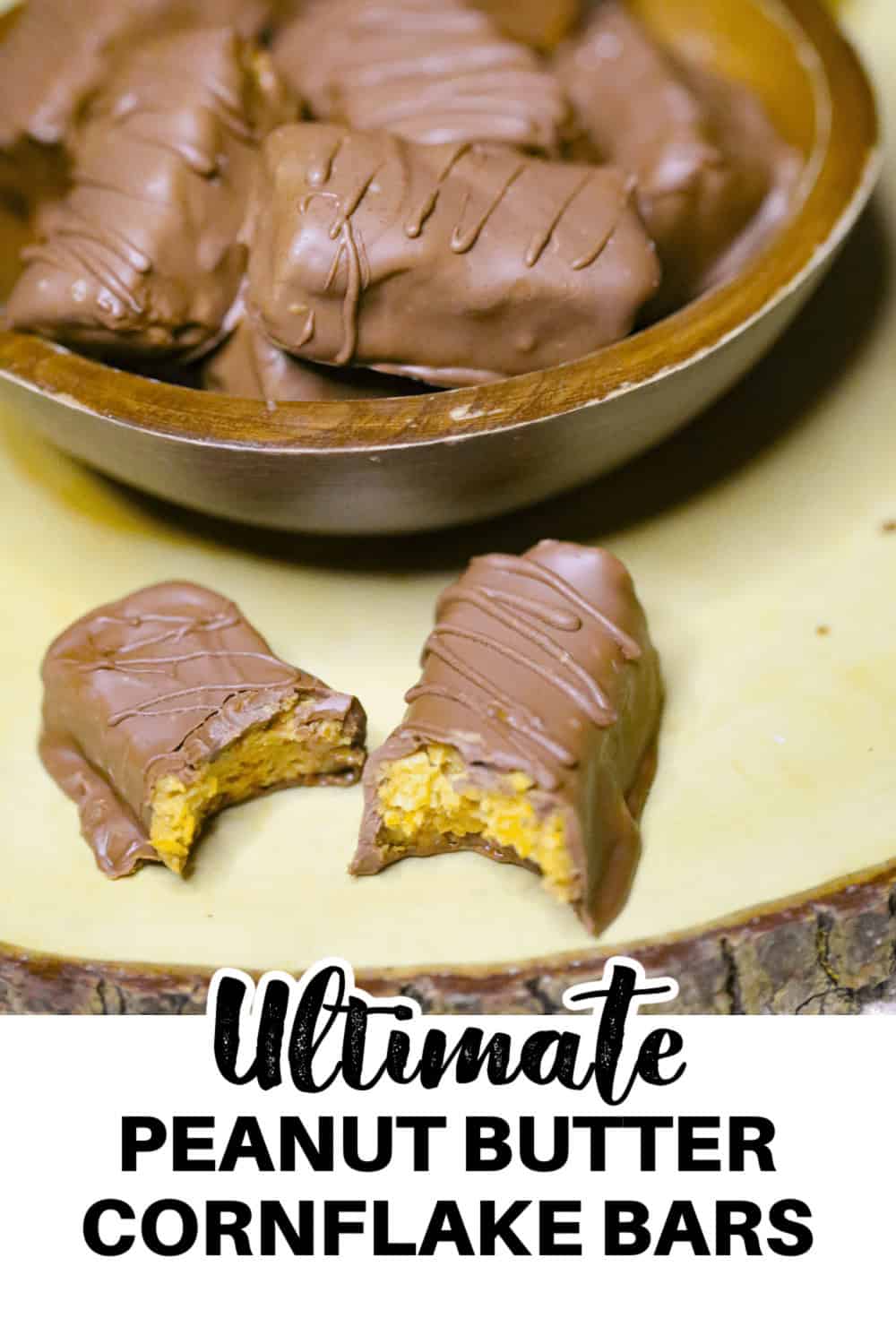 Vegan Peanut Butter Cornflake Bars (No-Bake, 6 Ingredients)