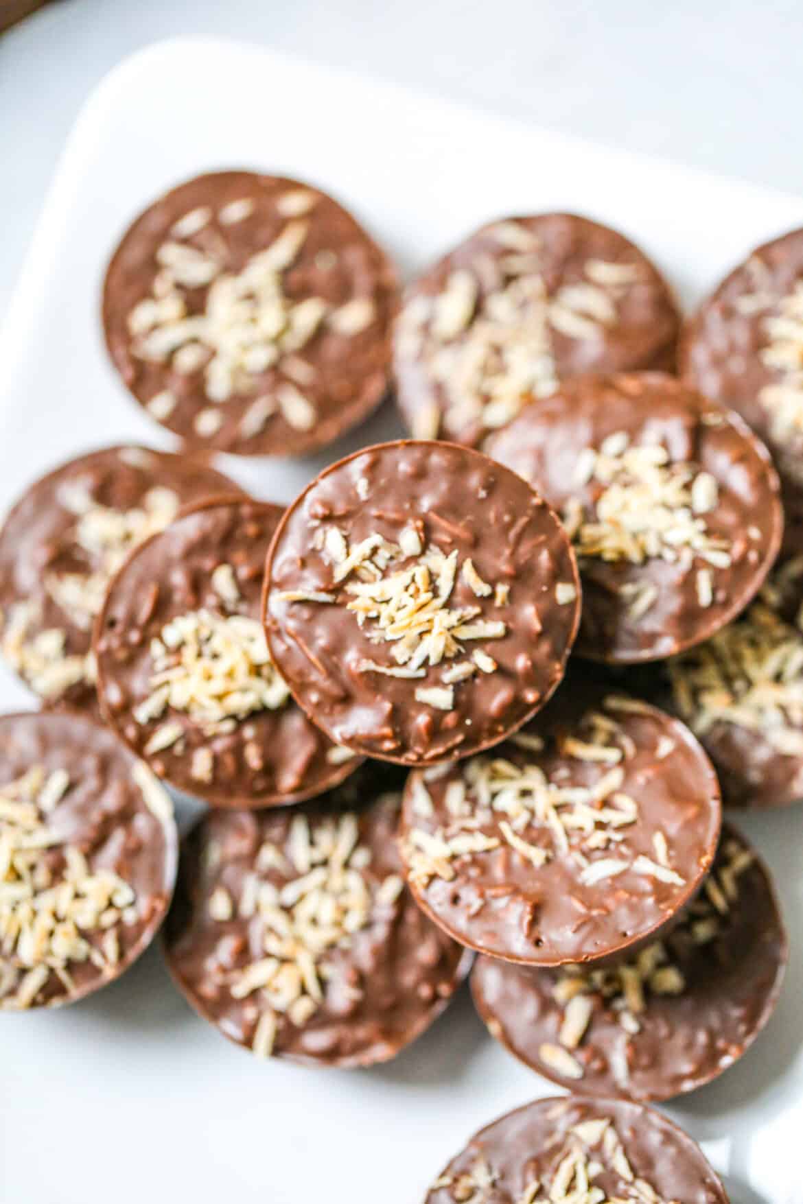 Vegan Chocolate Coconut Clusters - Daily Vegan Meal