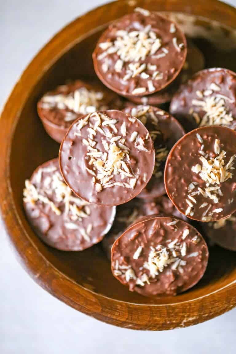 Vegan Chocolate Coconut Clusters - Daily Vegan Meal