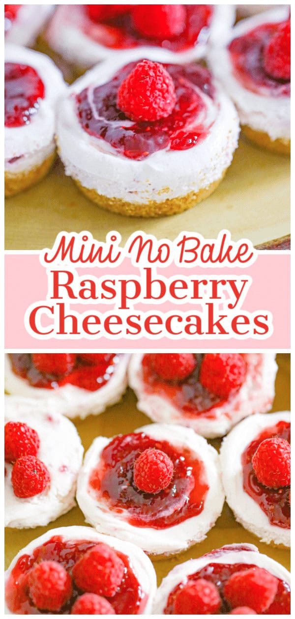 Mini Vegan Raspberry Cheesecakes - Daily Vegan Meal
