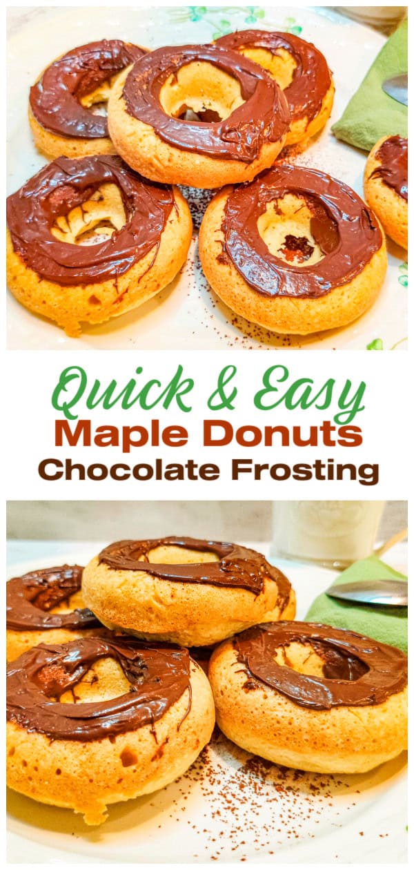 Maple Donuts with Chocolate Frosting - Daily Vegan Meal