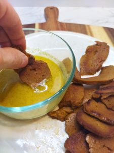 Seitan Strips Recipe with Mustard Dip - Daily Vegan Meal